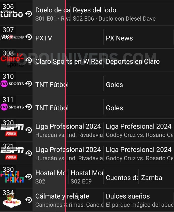 Sensa TV y APP | Bariloche | Grilla de Canales | 2025 - Grillas de ...